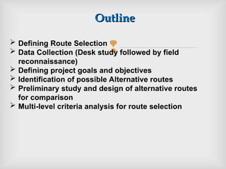 Route and the managementt Selection.ppt