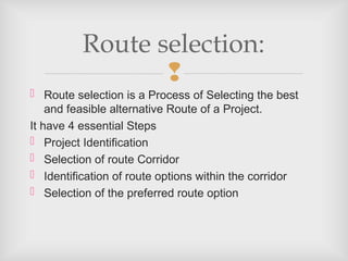 Route and the managementt Selection.ppt