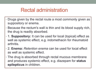 Routes of administration | PPTX
