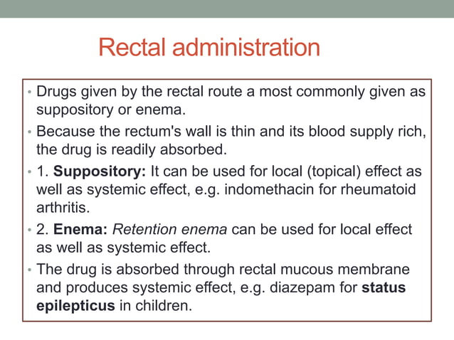 Routes of administration | PPTX