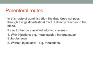Routes of administration | PPTX