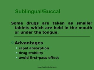 Routes of drug administration | PPT