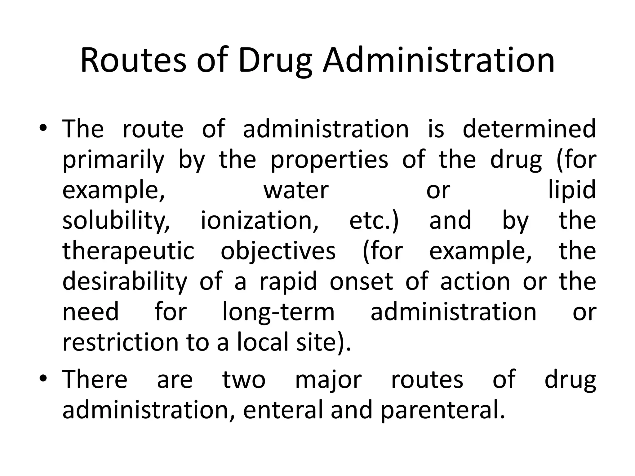 Routes of drug administration | PPTX