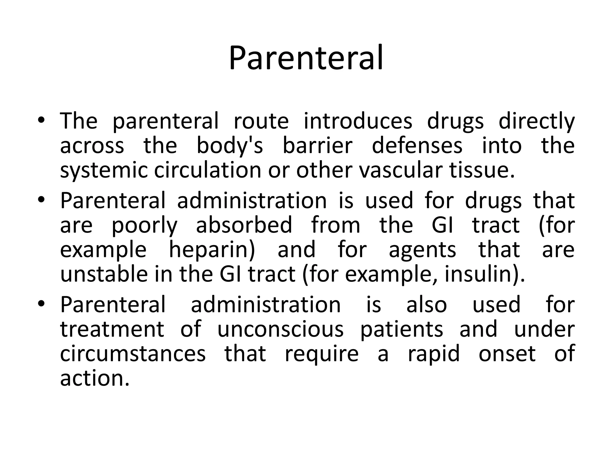 Routes of drug administration | PPTX