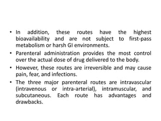Routes of drug administration | PPTX