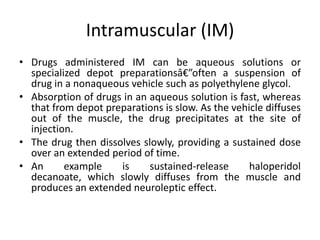 Routes of drug administration | PPTX