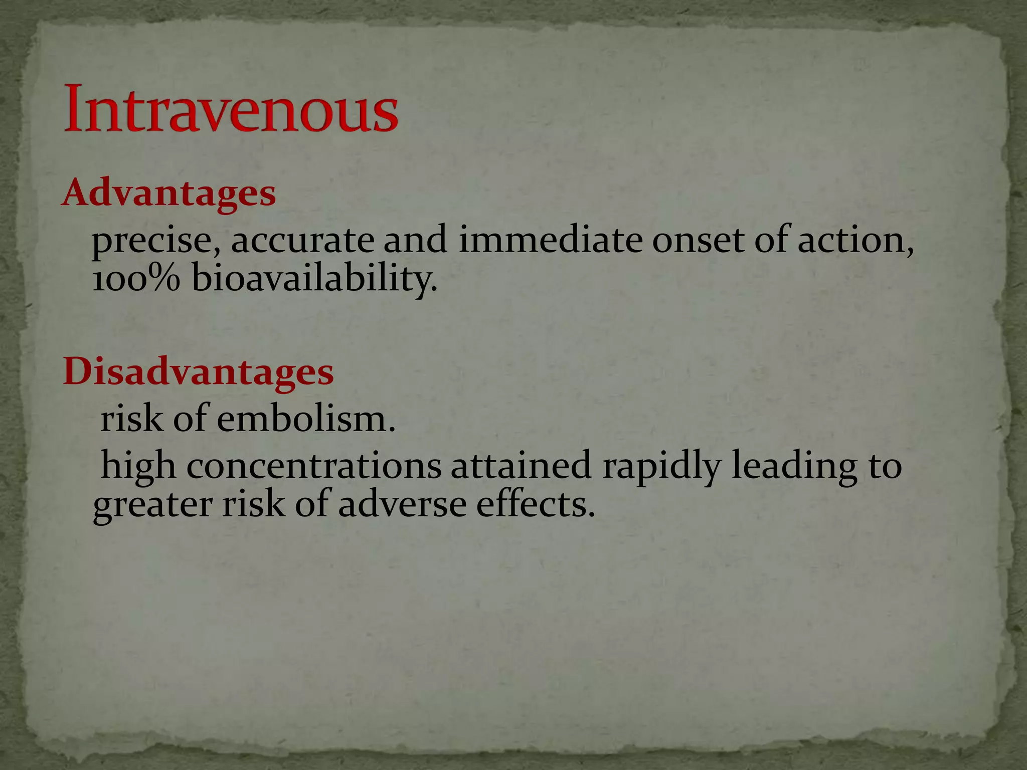 Routes of drug administration | PPTX