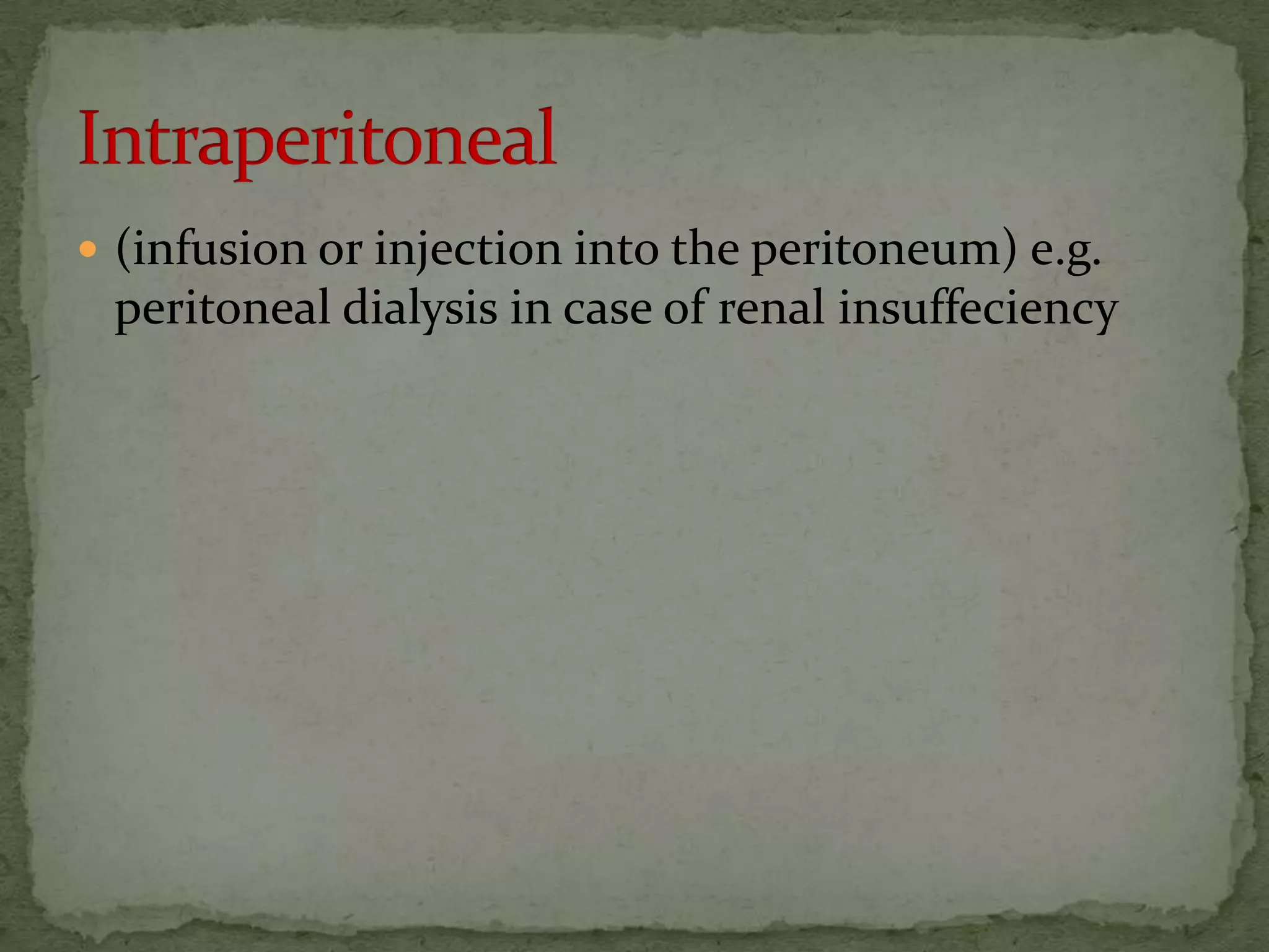 Routes of drug administration | PPTX