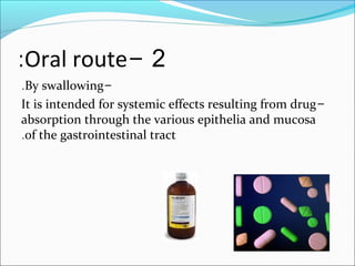 Routes of drug administration | PPT