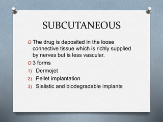 Routes of drug administration | PPTX