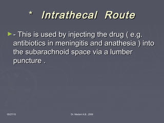 Routes of drug administration | PPT
