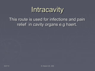 Routes of drug administration | PPT