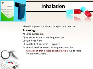 Routes of drug administration | PPTX