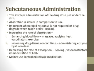 Routes of drug administration | PPTX