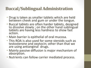 Routes of drug administration | PPTX