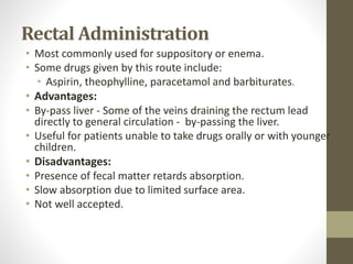 Routes of drug administration | PPTX