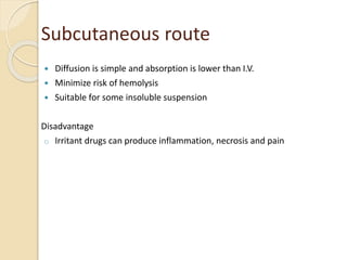 Routes of drug administration | PPTX