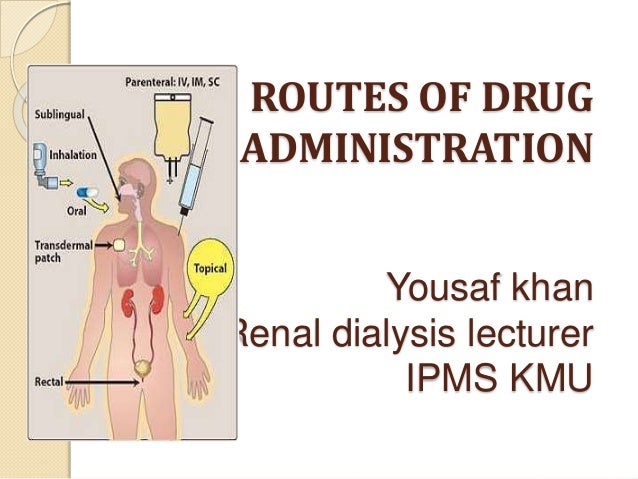 Routes Of Administration