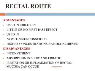 Routes of drug administration | PPTX