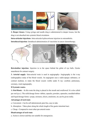 Routes of drug administration | PDF