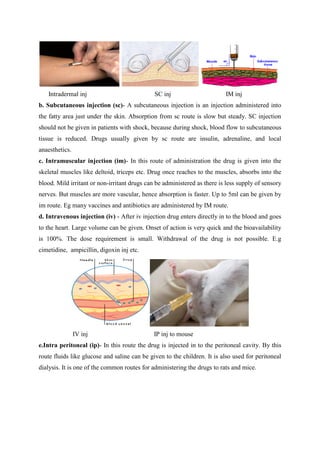 Routes of drug administration | PDF