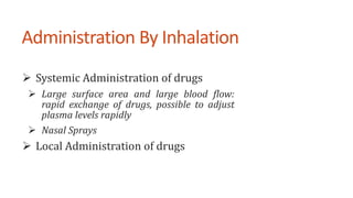 Routes of drug administration | PPTX