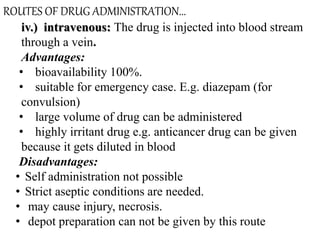 Routes of drug administration | PPT