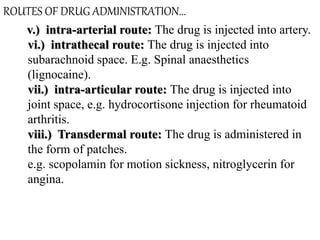 Routes of drug administration | PPT