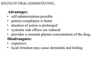 Routes of drug administration | PPT