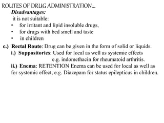 Routes of drug administration | PPT