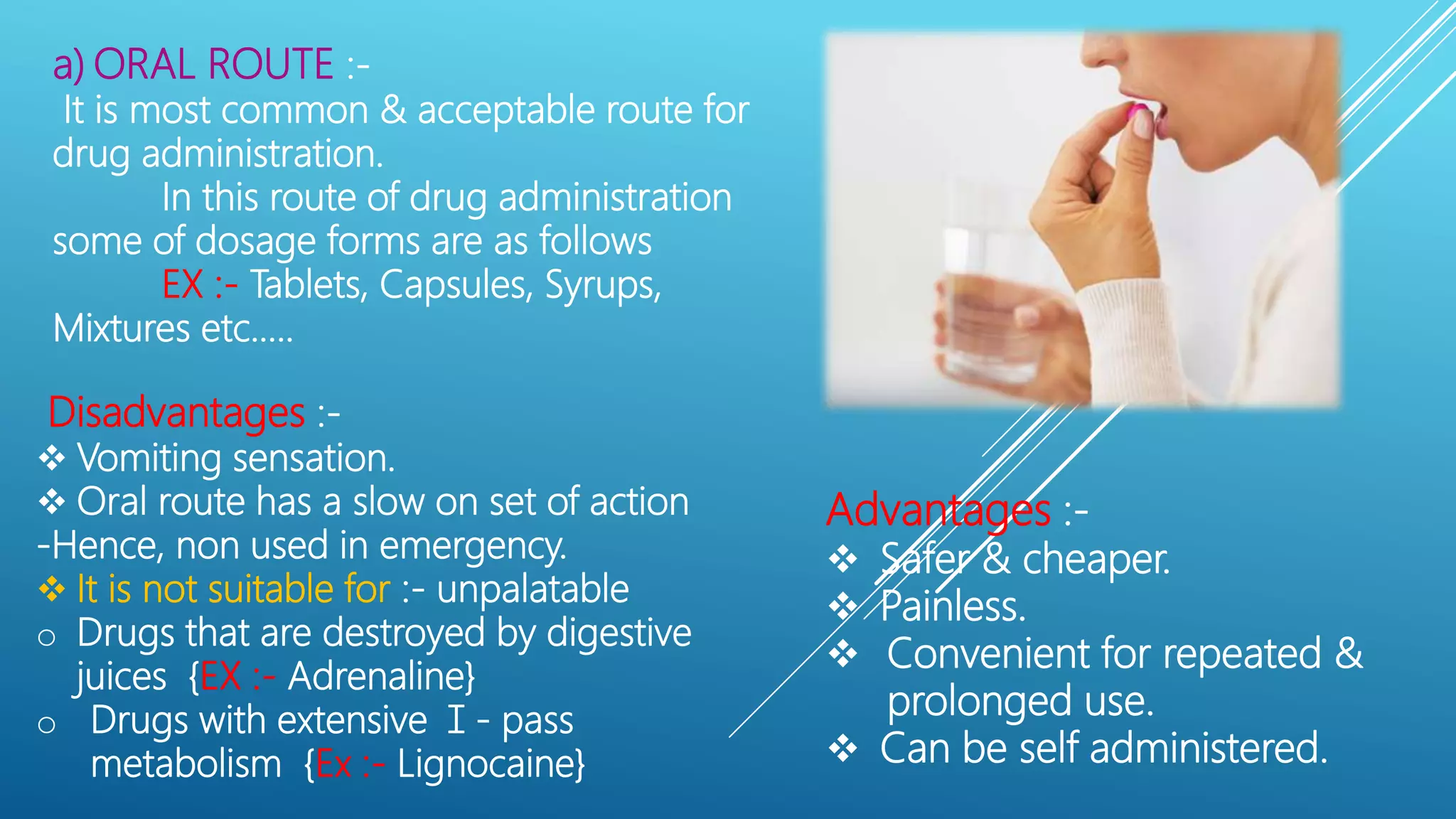 Routes of drug administration | PPTX