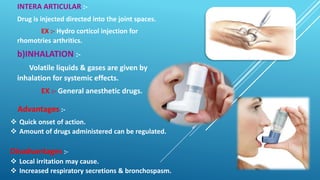 Routes of drug administration | PPTX