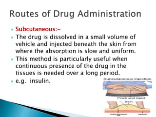 Routes of drug administration | PPTX