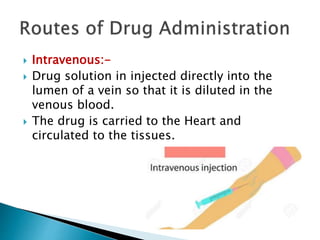 Routes of drug administration | PPTX