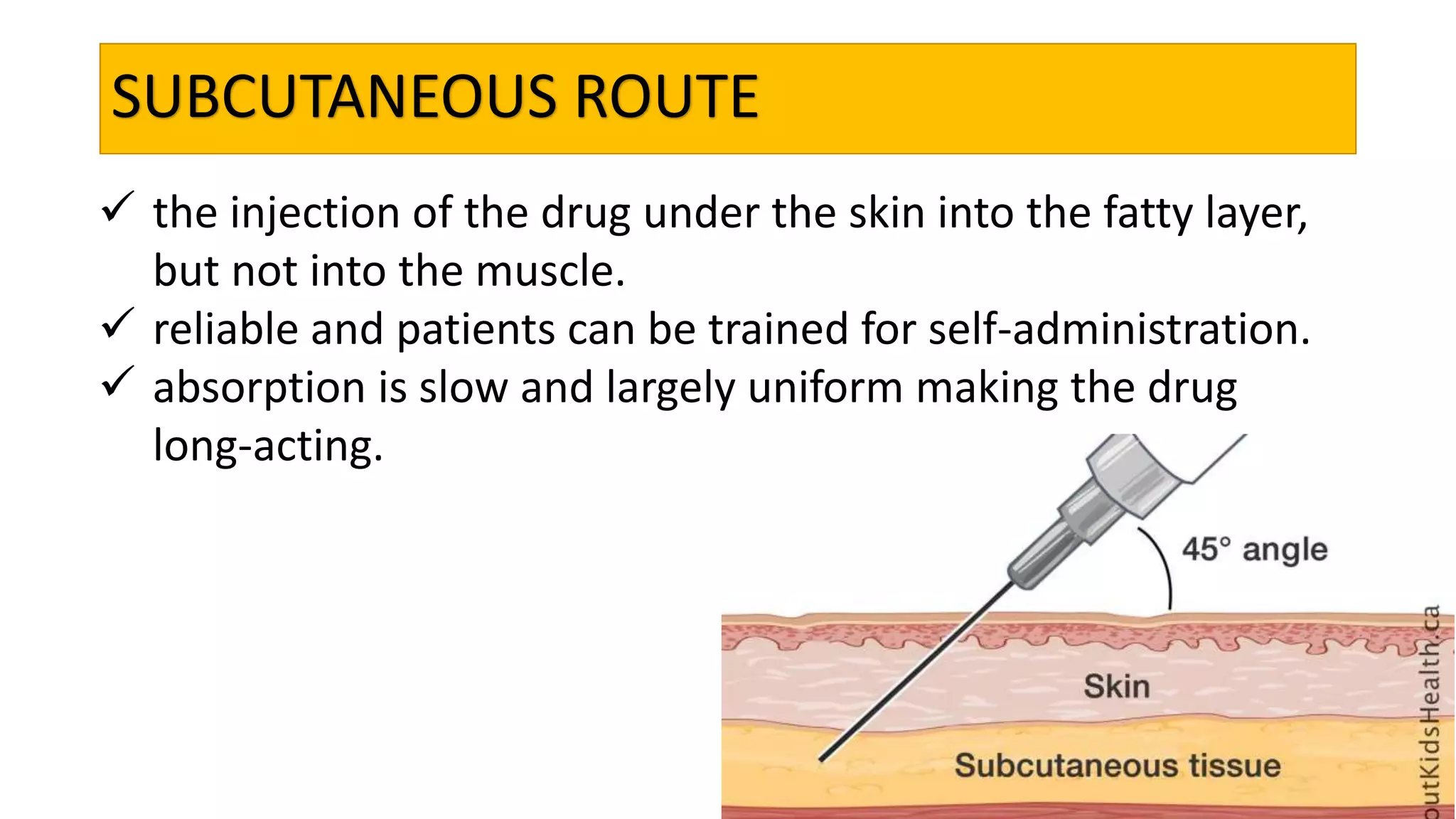 Routes of Drug administration | PPTX