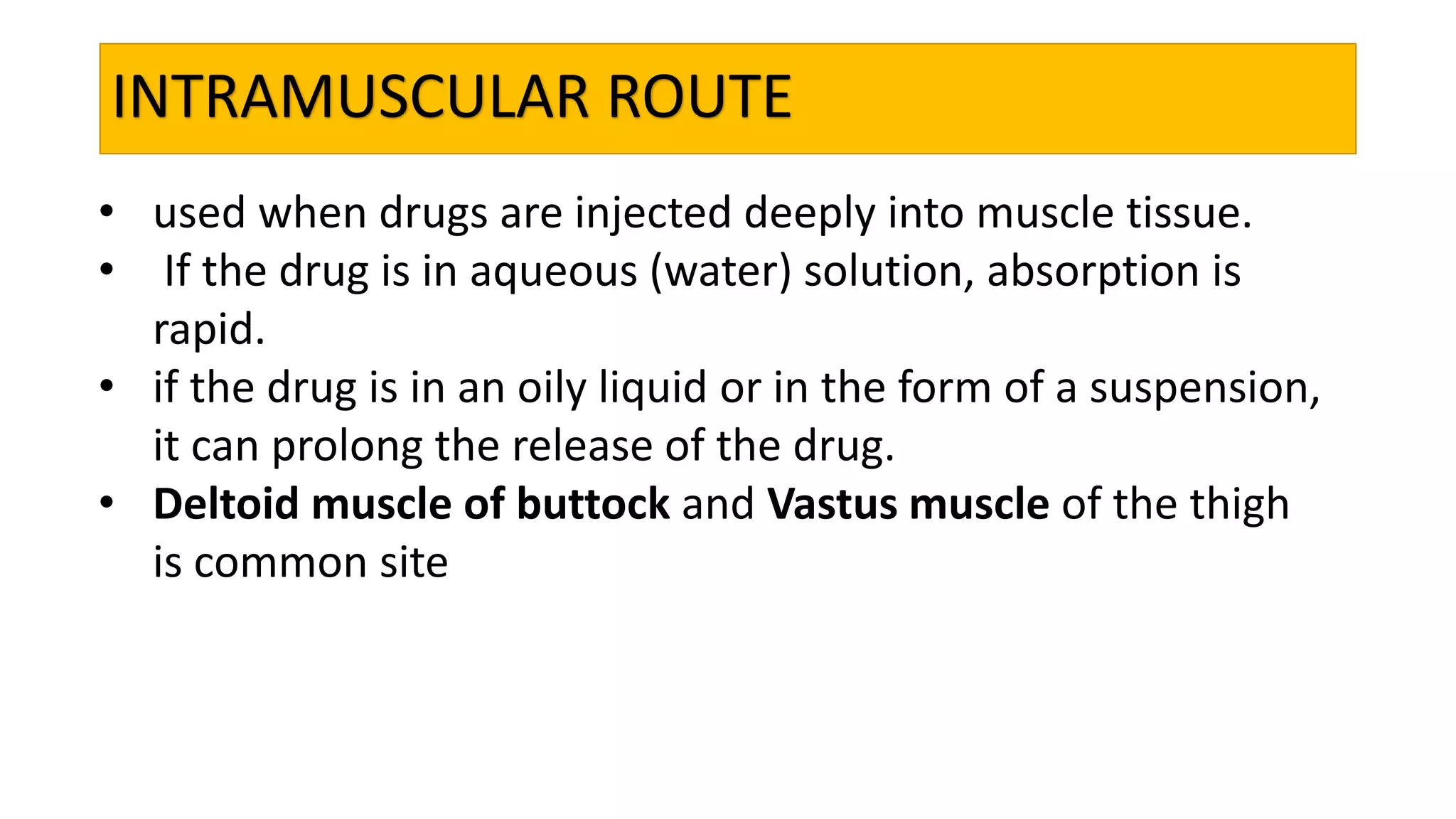 Routes of Drug administration | PPTX