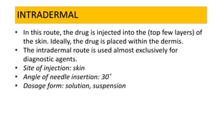 Routes of Drug administration | PPTX