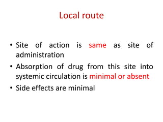 Routes of drug administration | PPTX | Digestive Disorders | Diseases ...