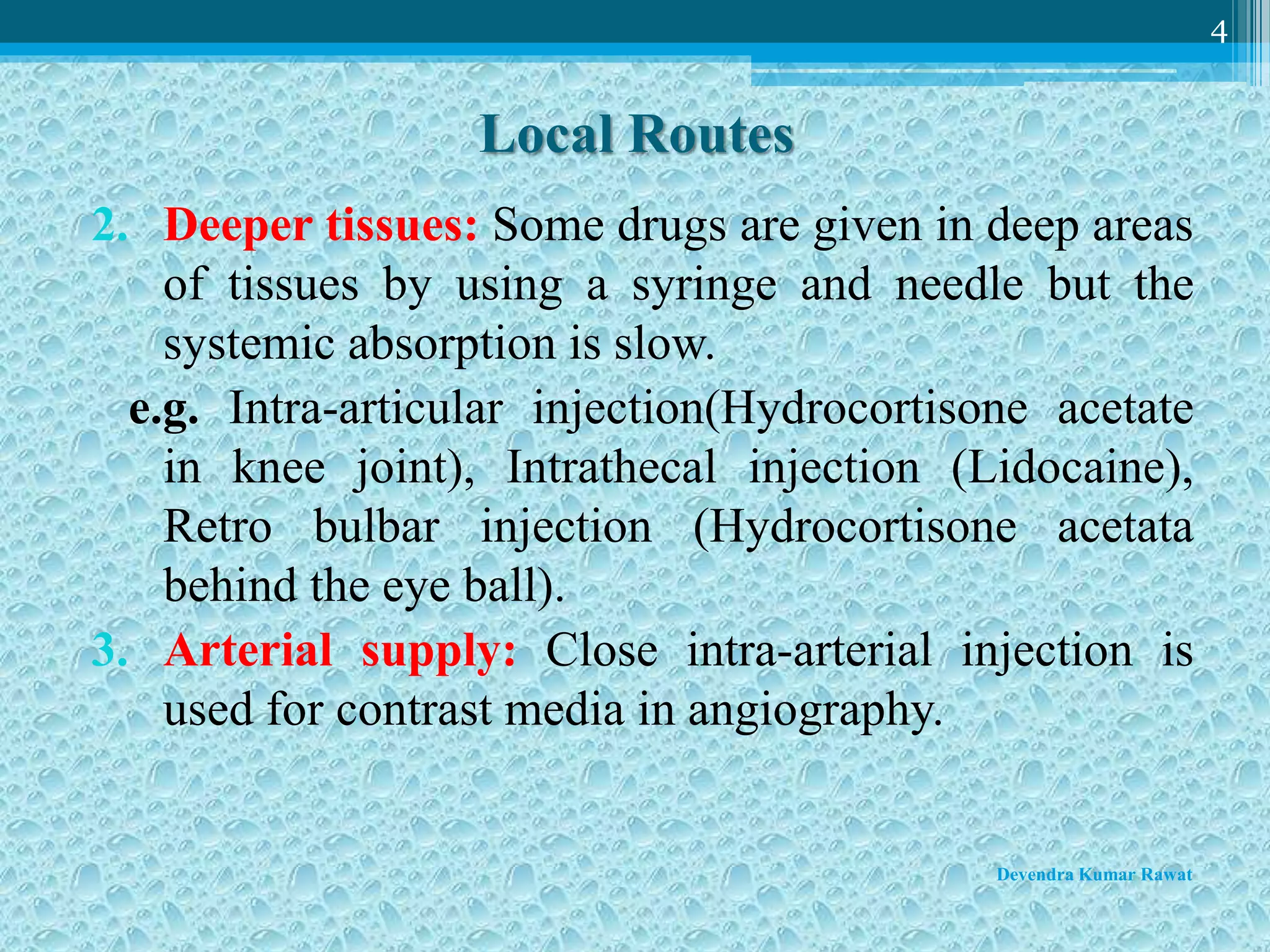 Routes of drug administration | PPTX