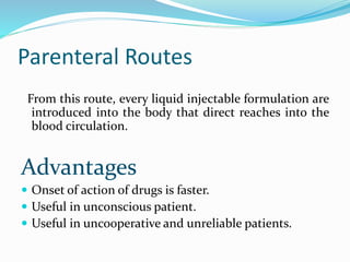 Routes of drug administration | PPT