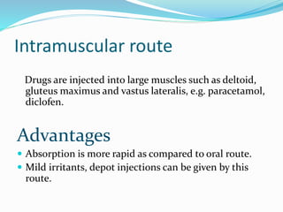 Routes of drug administration | PPTX