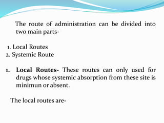 Routes of drug administration | PPT