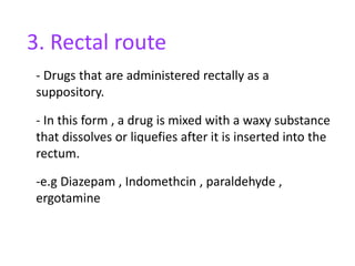 Routes of drug administration | PPT