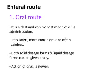 Routes of drug administration | PPT
