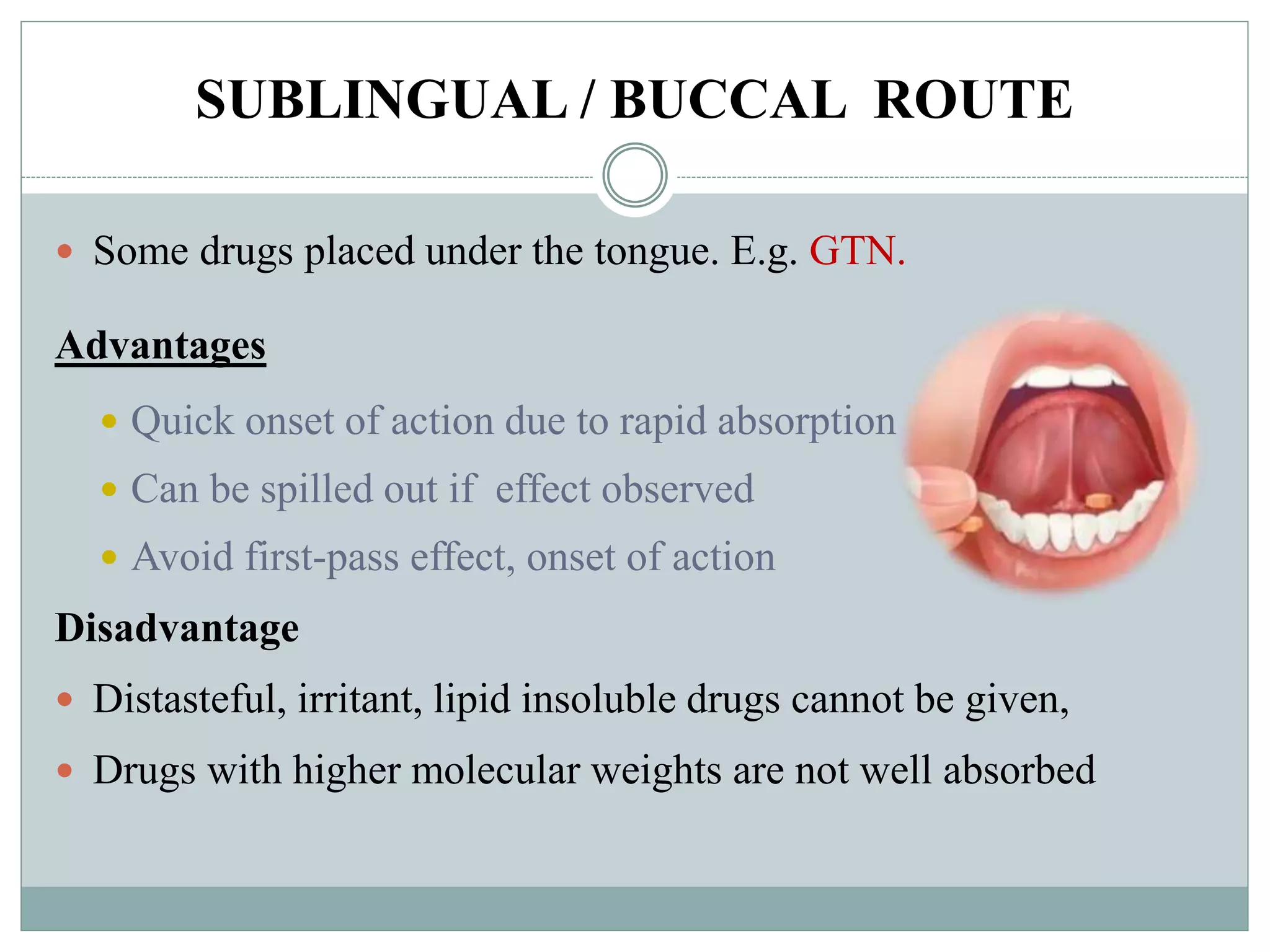 Routes of drug administration | PPTX