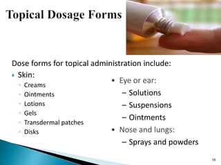 Routes of drug administration | PPTX