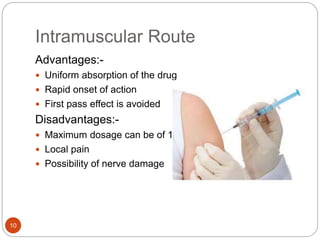 Routes of drug administration | PPTX