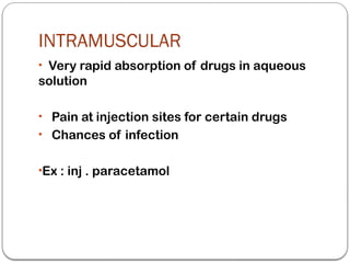 ROUTES OF DRUG ADMINISTRATION pharmacology | PPTX | Skin and ...