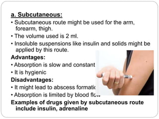 Routes of drug administration as | PPT