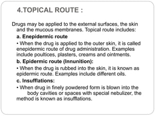 Routes of drug administration as | PPTX